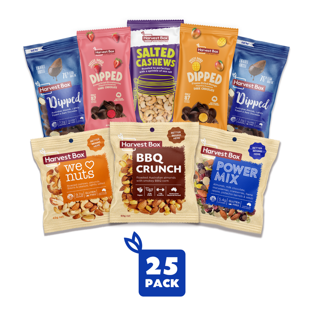 Nibble Box: 25 Pack – Harvest Box