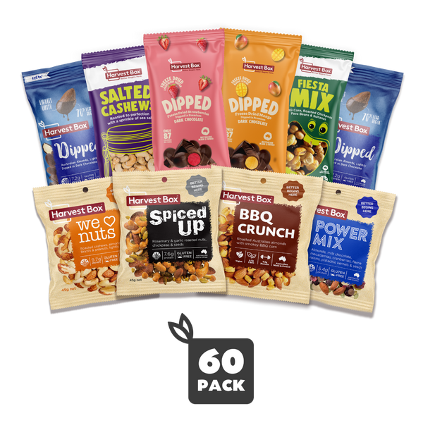 Nibble Box: 60 Pack – Harvest Box